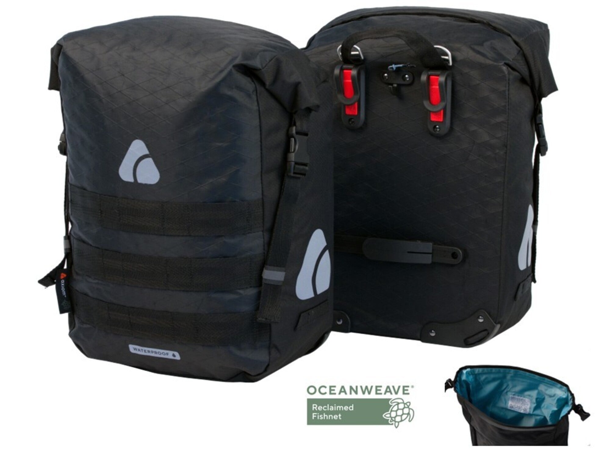 Axiom Ocean-X PannierPack 45+ - Waterproof Bike Panniers for Touring ...