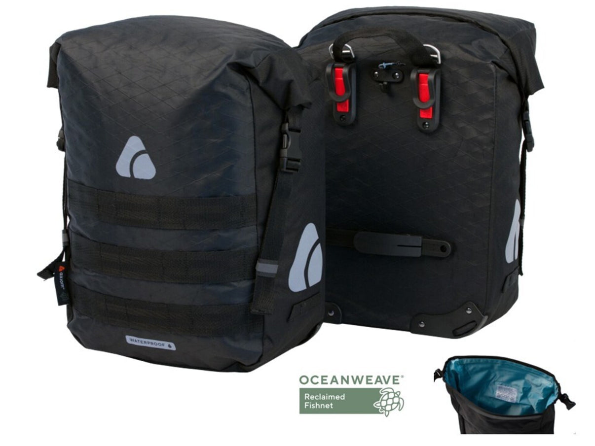 Axiom Ocean-X PannierPack 45+ - Waterproof Bike Panniers for Touring ...