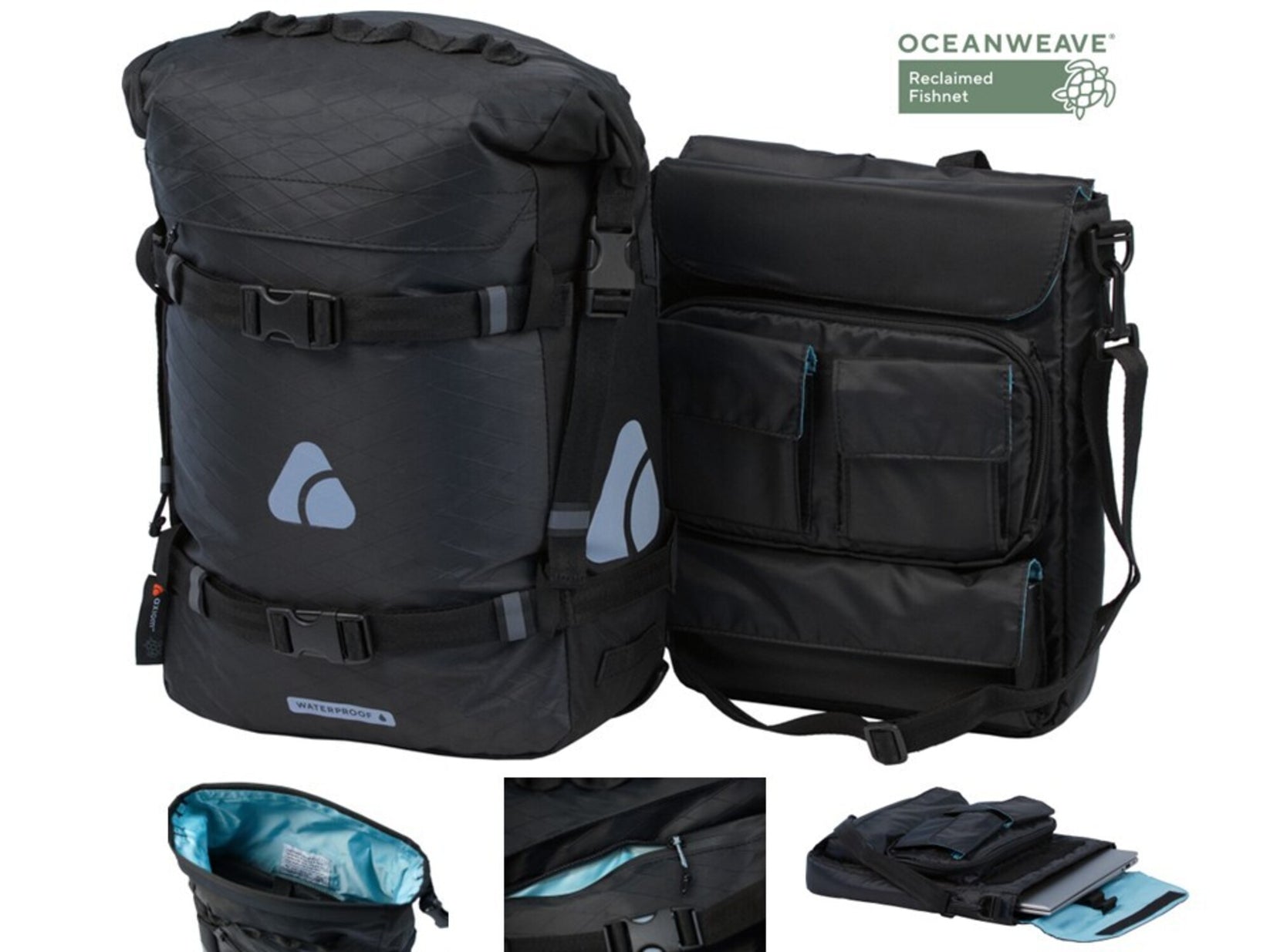Axiom Ocean-X Laptop PannierPack 18+ - Waterproof Commuter Bike Bag - Default Title - Amego ...